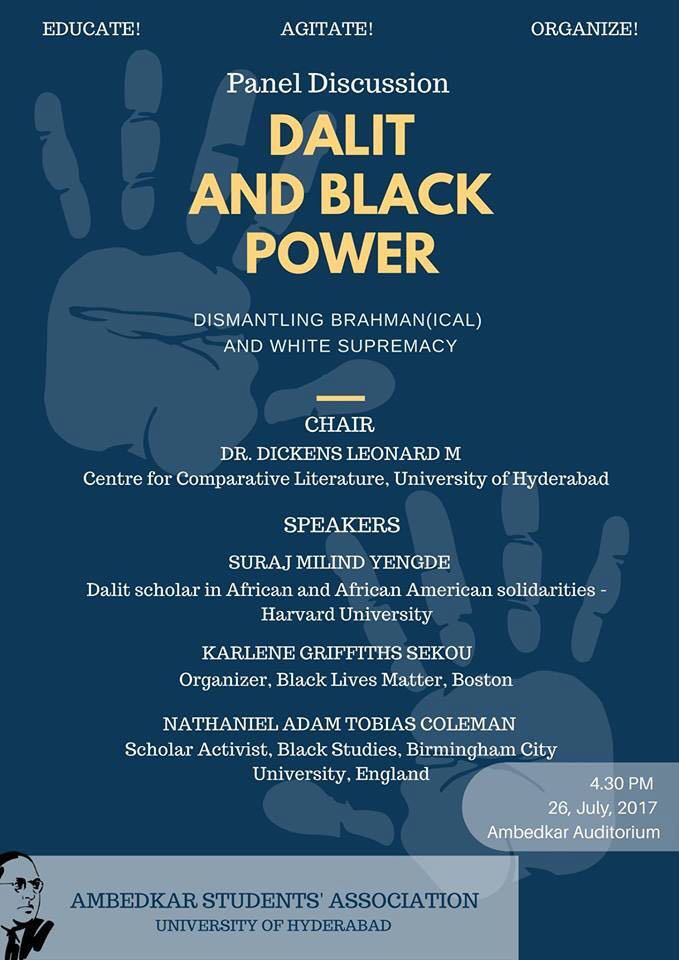 Dalit-Black Power Movement - Dr. Suraj Milind Yengde